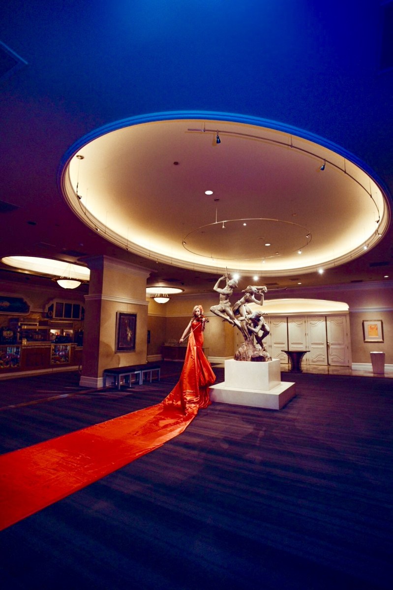 Event Entertainment-Living Red Carpet with a Live Violin Player- Red ...